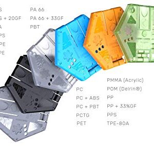 20 Injection Molded Plastic Samples