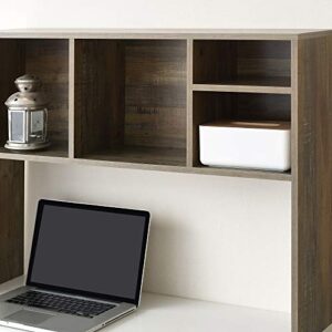 The College Cube - Dorm Desk Bookshelf - Rustic