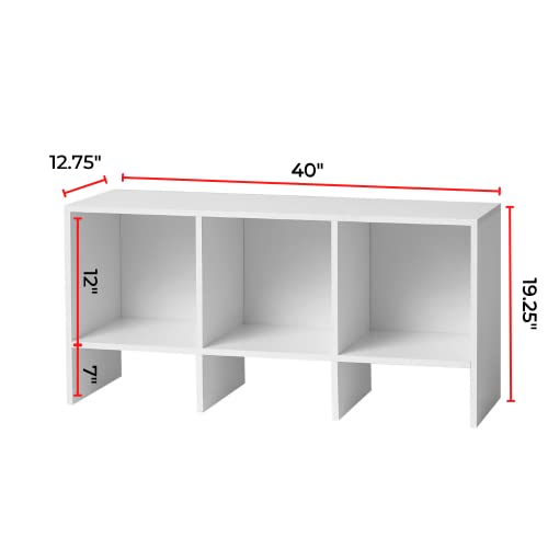 DormCo Yak About It Cube Storage Organizer - White