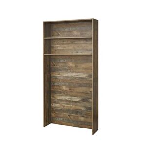 decorative dorm shelf - over bed shelving unit - rustic