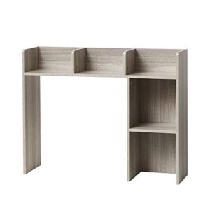 classic dorm desk bookshelf - natural