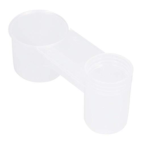 10PCS Bird Water Drinker Cup, Plastic Water Feeder Drinking Bowl for Birds Pigeons Parrots