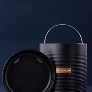 Typhoon Compost Caddy, Black/Gold, 2.5 Litre