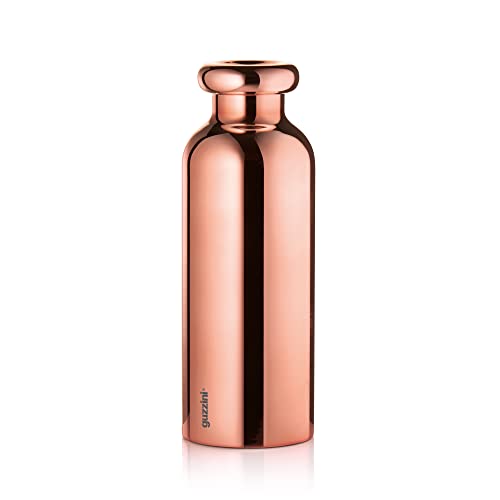 Guzzini On The Go Thermal Travel Bottle, Spalvieri & Del Ciotto, Ø 7.3 x h21.2 cm, 500cc, Gold