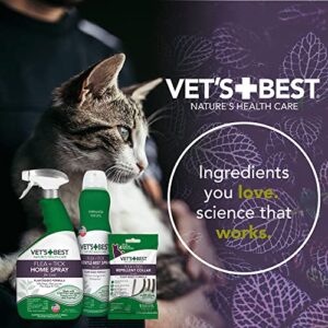 Vet's Best Flea and Tick Repellent Collar for Cats - Flea and Tick Prevention for Cats - Plant-Based Ingredients - Certified Natural Oils - Up to 20” Neck Size