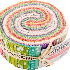 Kim Christopherson KimberBell Basics Kim's Picks Spring Strips 40 2.5-inch Strips Jelly Roll Maywood