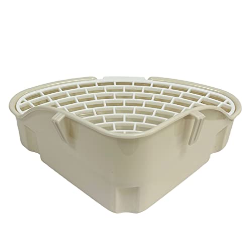 Cage Potty Trainer Corner Litter Box for Small Animals Hamster Rabbit Guinea Pig Ferret Gerbil Chinchilla