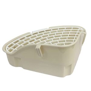 Cage Potty Trainer Corner Litter Box for Small Animals Hamster Rabbit Guinea Pig Ferret Gerbil Chinchilla