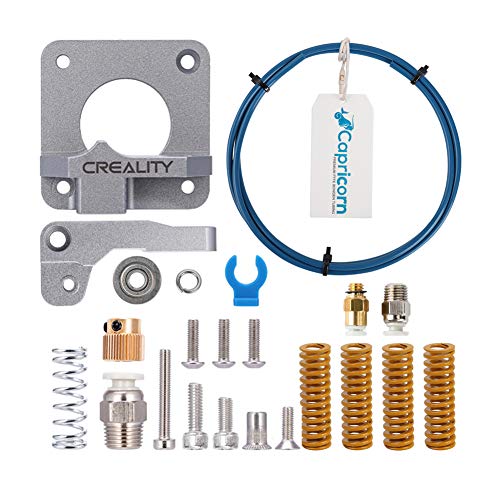 Upgrade 3D Printer Accessories with All Metal Extruder Feeder, Capricorn Bowden Tubing, Pneumatic Couplers, Bed-Level Springs for Creality Ender 3/Ender 3 Pro/Ender 5 Pro/Ender 5 Plus Ender 3 Upgrades