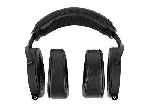 Monolith M1070 Over Ear Open Back Planar Headphones, Lightweight, Padded Headband, Plush and Removable Earpads, 106mm Planar Driver, Black