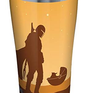 Tervis Triple Walled Star Wars - The Mandalorian - Desert Insulated Tumbler Cup Keeps Drinks Cold & Hot, 20oz, Stainless Steel