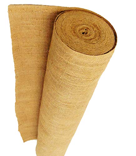 36-Inch Wide x 150 feet Long, Burlap Fabric Roll | 36" by 50 Yards | Non- Fraying| Wide and Tightly Woven | Outdoor Wedding Aisle Runners roll