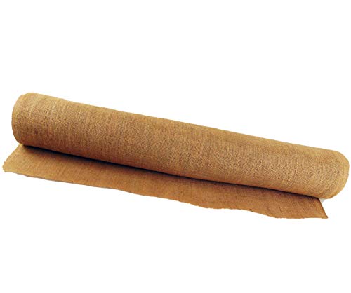 36-Inch Wide x 150 feet Long, Burlap Fabric Roll | 36" by 50 Yards | Non- Fraying| Wide and Tightly Woven | Outdoor Wedding Aisle Runners roll