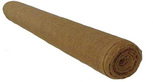 36-Inch Wide x 150 feet Long, Burlap Fabric Roll | 36" by 50 Yards | Non- Fraying| Wide and Tightly Woven | Outdoor Wedding Aisle Runners roll