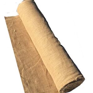 36-Inch Wide x 150 feet Long, Burlap Fabric Roll | 36" by 50 Yards | Non- Fraying| Wide and Tightly Woven | Outdoor Wedding Aisle Runners roll