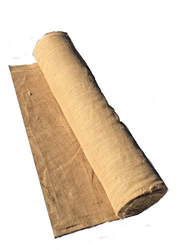 36-Inch Wide x 150 feet Long, Burlap Fabric Roll | 36" by 50 Yards | Non- Fraying| Wide and Tightly Woven | Outdoor Wedding Aisle Runners roll