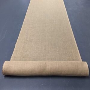 36-Inch Wide x 150 feet Long, Burlap Fabric Roll | 36" by 50 Yards | Non- Fraying| Wide and Tightly Woven | Outdoor Wedding Aisle Runners roll