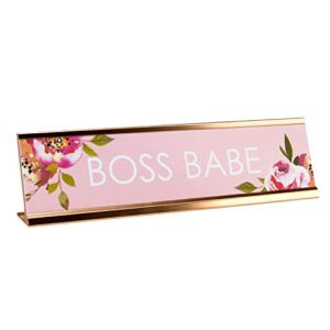 boss babe desk plate/boss babe desk sign nameplate