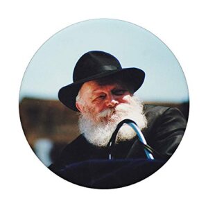 Lubavitcher Rebbe Menachem Mendel Schneerson Chabad PopSockets Grip and Stand for Phones and Tablets