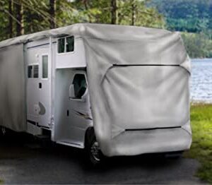 EliteShield ShieldAll Ultimate Heavy Duty Class C RV Motorhome Cover Fits 32'-34'L