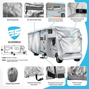 EliteShield ShieldAll Ultimate Heavy Duty Class C RV Motorhome Cover Fits 32'-34'L