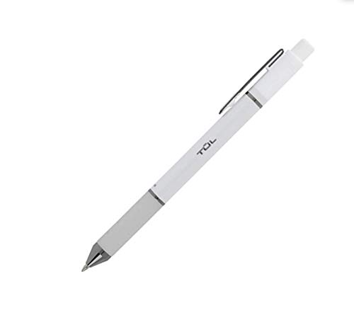 TUL Retractable Gel Pens, Limited Edition, Sunset Shades, Medium Point, 0.7 mm, Pearl White Barrel, Blue Ink, Pack of 4