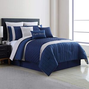 modern threads 9-piece landon embellished comforter set queen