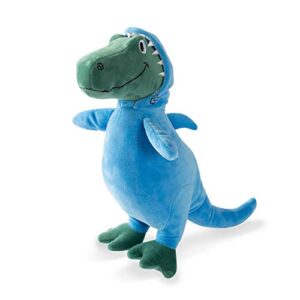 fringe studio dog plush pet toy with squeaker, feelin’ jawsome! (289626) for all breed sizes, medium, multicolor