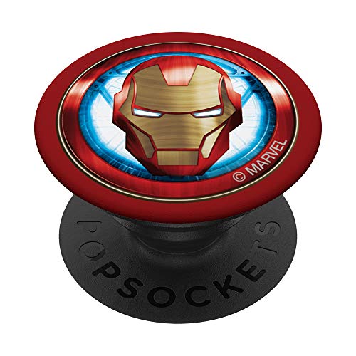 Marvel Iron Man Helmet Icon PopSockets PopGrip: Swappable Grip for Phones & Tablets