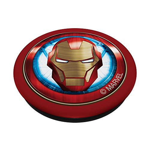 Marvel Iron Man Helmet Icon PopSockets PopGrip: Swappable Grip for Phones & Tablets