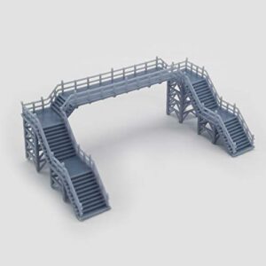 outland models railway scenery overhead footbridge (without canopy) 1:160 n scale