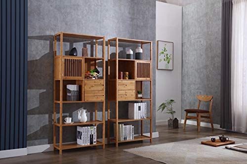 Boraam Selma Bookcase, Right, Natural