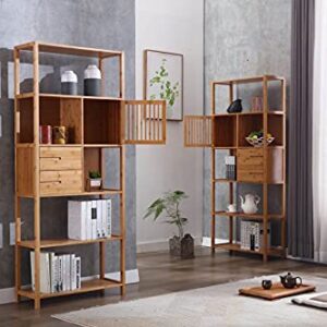 Boraam Selma Bookcase, Right, Natural