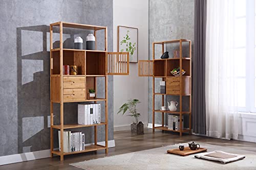 Boraam Selma Bookcase, Right, Natural