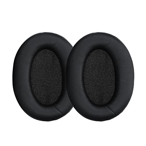 kwmobile Replacement Ear Pads Compatible with Sony WH-1000XM3 - Earpads Set for Headphones - Black