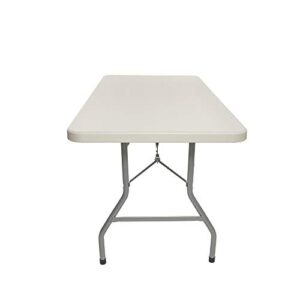 OEF Furnishings 5 Foot Heavy Duty Folding Table, 30" x 60", Light Grey