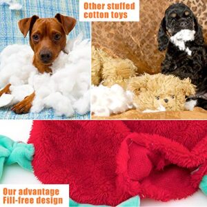 AWOOF Dog Toys No Stuffing, 5 Pack Dog Squeaky Toys Durable Dog Chew Toy Set for Puppy Small Medium Large Dog