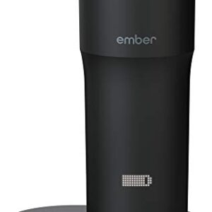 Ember Travel Mug Charging Coaster 2, Wireless Charging for Use with Ember Temperature Control Smart Travel Mug, Black