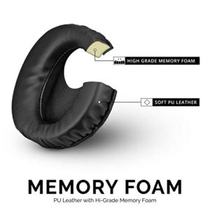 Upgraded Earpads for Sony MDR-RF985R RF985R 960R RF925R RF860F, Real Memory Foam & Faux Leather, Better Sound Isolation & Comfort Than Stock Ear Pads by Brainwavz, Black