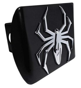 metalhead lightning spider black metal hitch cover