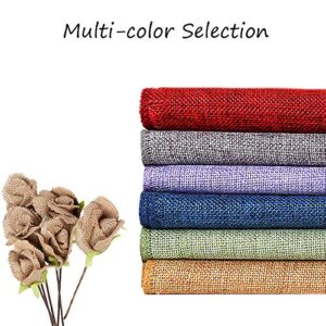 B-COOL 𝗕𝘂𝗿𝗹𝗮𝗽 𝗧𝗮𝗯𝗹𝗲 𝗥𝘂𝗻𝗻𝗲𝗿 2 Pieces 13x108 Inch Dining Table Runner Dresser Cover for Farmhouse Jute Table Runner Fabric Wedding Party Fall Decorations Khaki