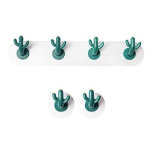 cactus wall hooks, coat rack wall mounted hanger hat hooks robe hook entryway wall hangers hooks modern decor wall decoration for coats, hoodies, hats, scarves, purses, bath towels, clothing