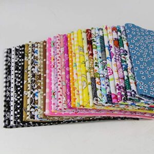 aufodara 35pcs Quilting Fabric Cotton Craft Fabric Bundle Squares Patchwork 10"x10" (25cm x 25cm) DIY Handmade Sewing Scrapbooking Quilting