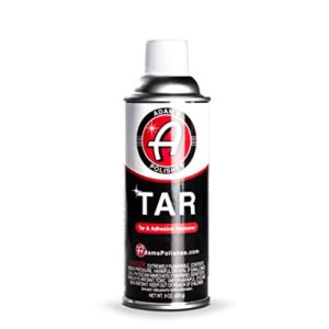 Adam's Tar 9oz - Heavy Duty, Concentrated Road Tar & Adhesive Remover | Remove Rubber Streaks, Badges, & Grime from Your Paint, Wheels, Rims, and Other Exterior Surfaces