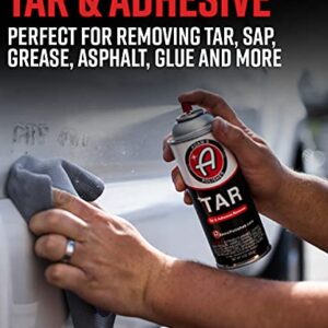 Adam's Tar 9oz - Heavy Duty, Concentrated Road Tar & Adhesive Remover | Remove Rubber Streaks, Badges, & Grime from Your Paint, Wheels, Rims, and Other Exterior Surfaces