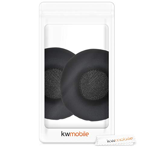 kwmobile Replacement Ear Pads Compatible with JBL Tune 600 / 500BT / 450 - Earpads Set for Headphones - Black