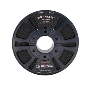 3DXTECH 3DXMax PC-ABS (Black, 1.75mm) 3D Printing Filament