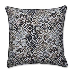 pillow perfect outdoor/indoor corinthian driftwood floor pillow, 25" x 25"