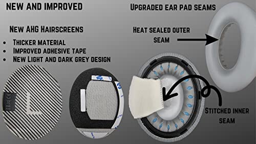 Premium Replacement NC700 Ear Pads / NC700 UC Pads Cushions Compatible with Bose NC700 Headphones/Bose Noise Cancelling 700 Headphones/Bose NC700 UC Headphones (Grey). Great Comfort/Durability