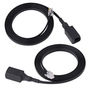 V BESTLIFE 1.5 M 6-Pin Removable Separation Handheld Mic Extension Cable Cord for Yaesu FT-7800R, FT-8800R, FT-7900R, FT-8900R, etc.